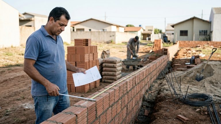 Quanto um pedreiro cobra para construir um muro de 15 metros em 2026, e ...